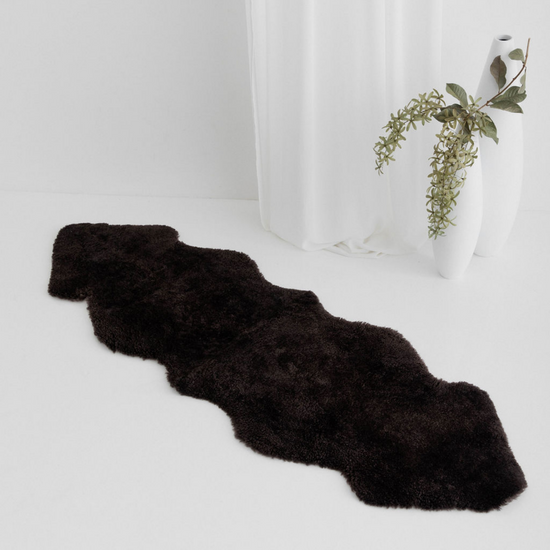 Shorn Curly Double Rug – Fibre by Auskin Australia